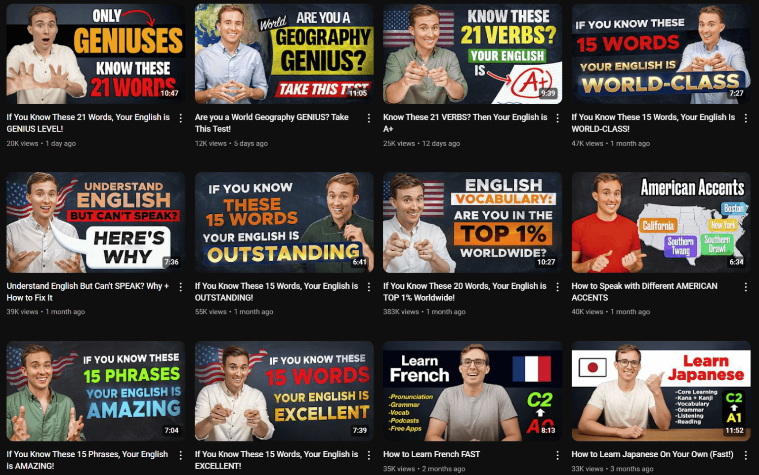 Top 20 YouTube Channels to Learn English – lingoni