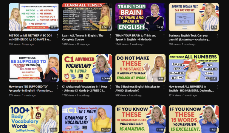 Top 20 YouTube Channels to Learn English – lingoni