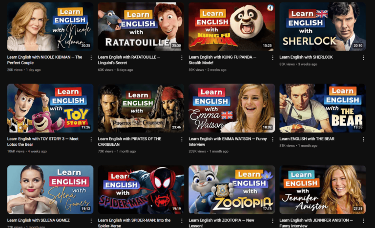 Top 20 YouTube Channels to Learn English – lingoni