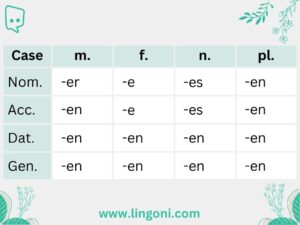 Deep Dive into German Adjective Endings – lingoni