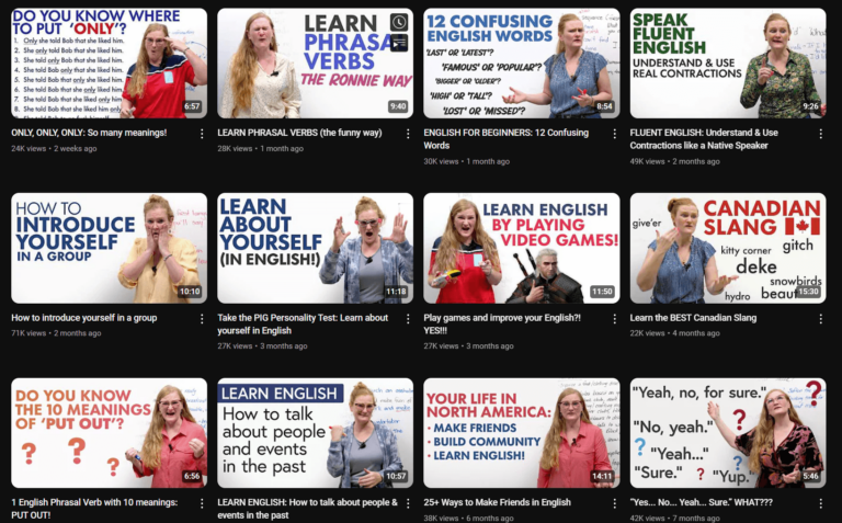 Top 20 YouTube Channels to Learn English – lingoni