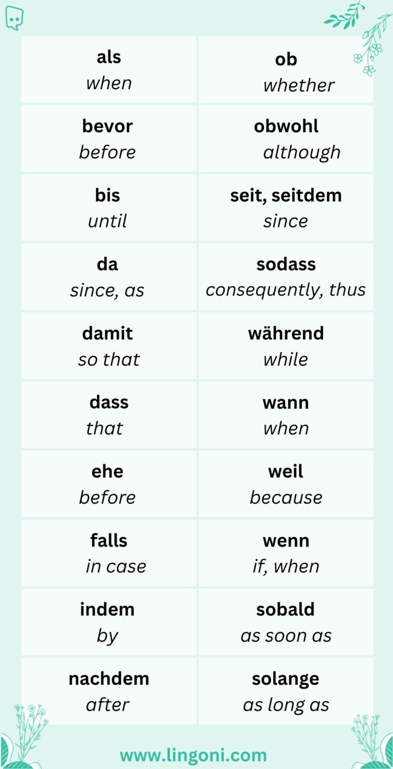 How to Structure Sentences in German – lingoni