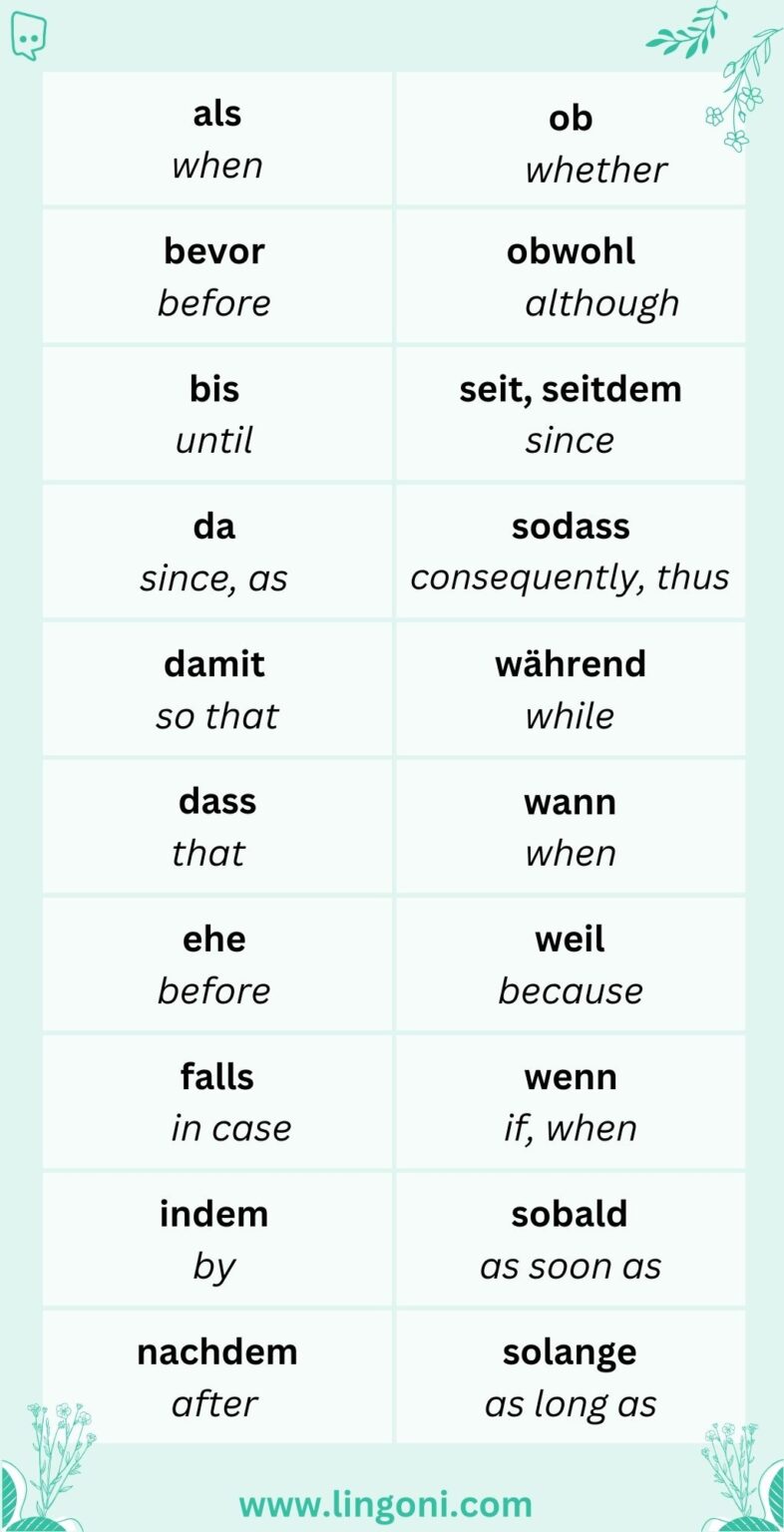 How to Structure Sentences in German – lingoni